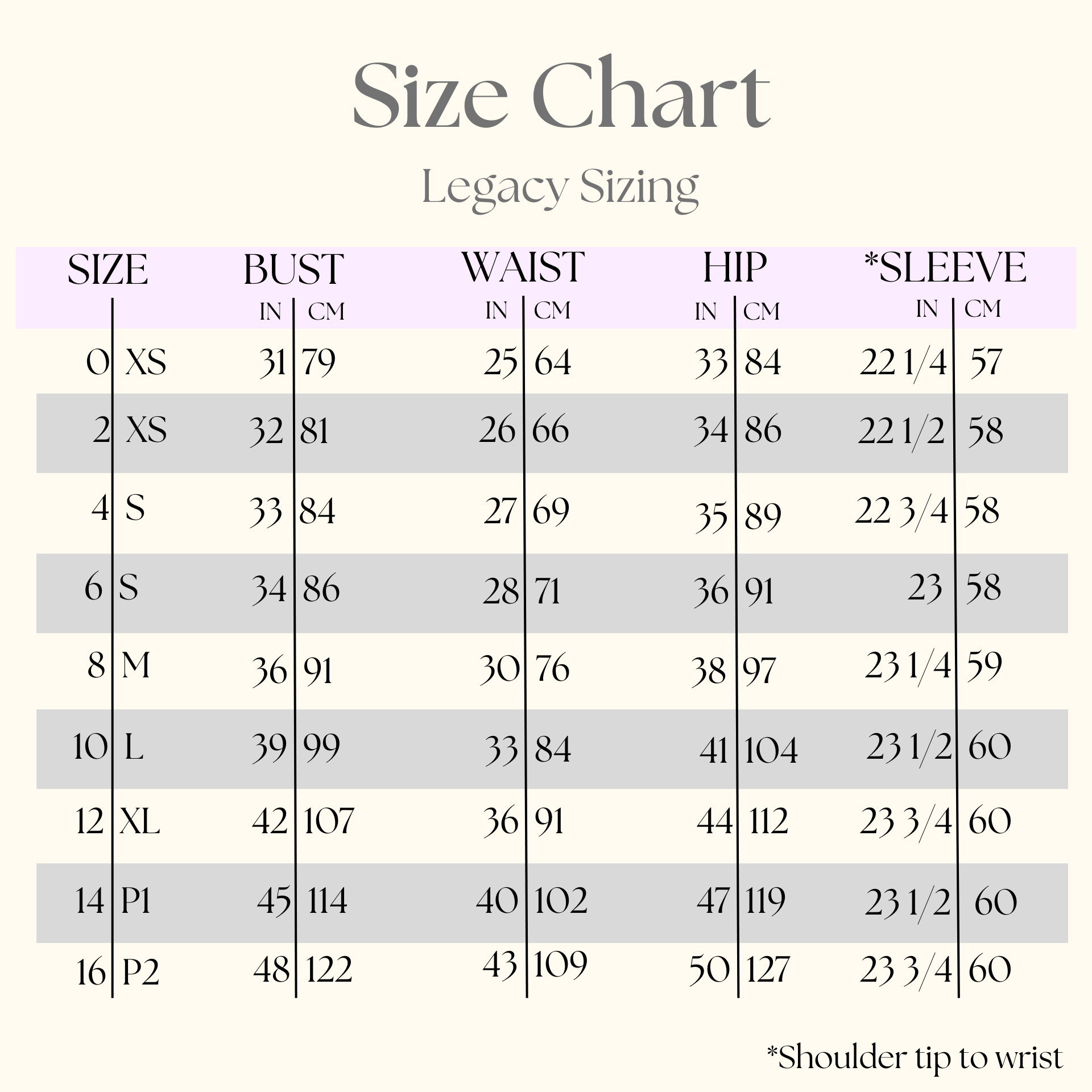 Legacy Size Chart Kastel Denmark US Legacy Size Chart Kastel Denmark US